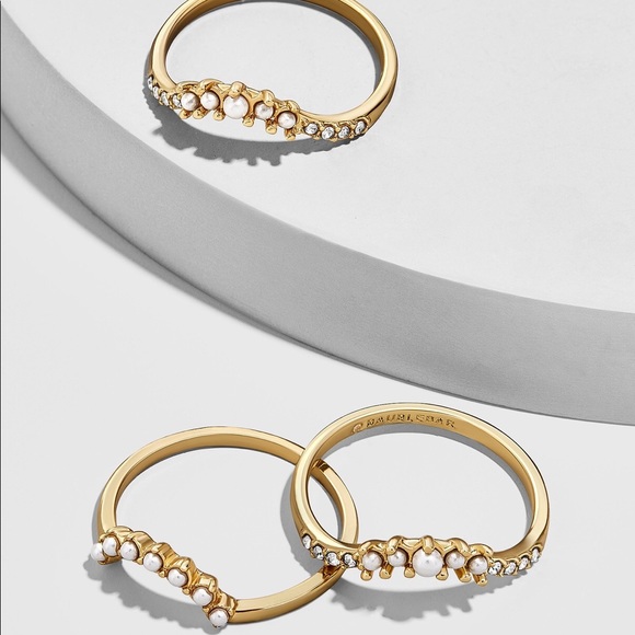 BaubleBar | Jewelry | New Baublebar Dynasty Ring Set | Poshmark